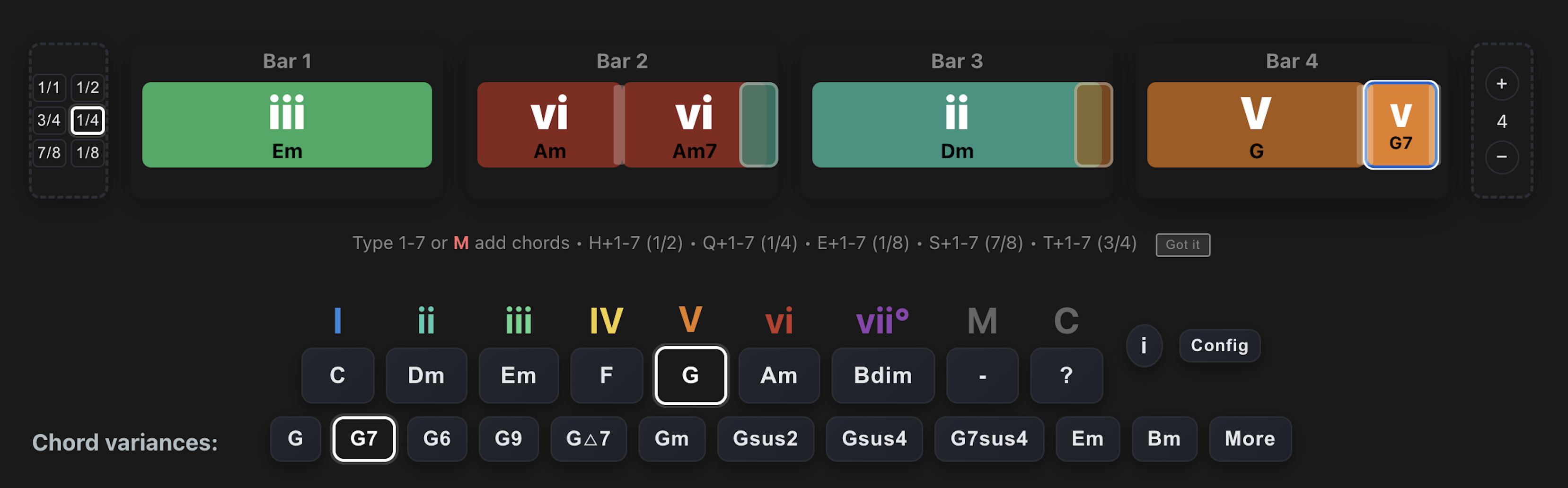 NOTES - Chord Progression Editor for Audiotool | Create Music Theory ...